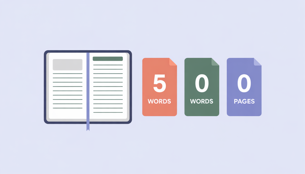How Many Pages Is 500 Words?